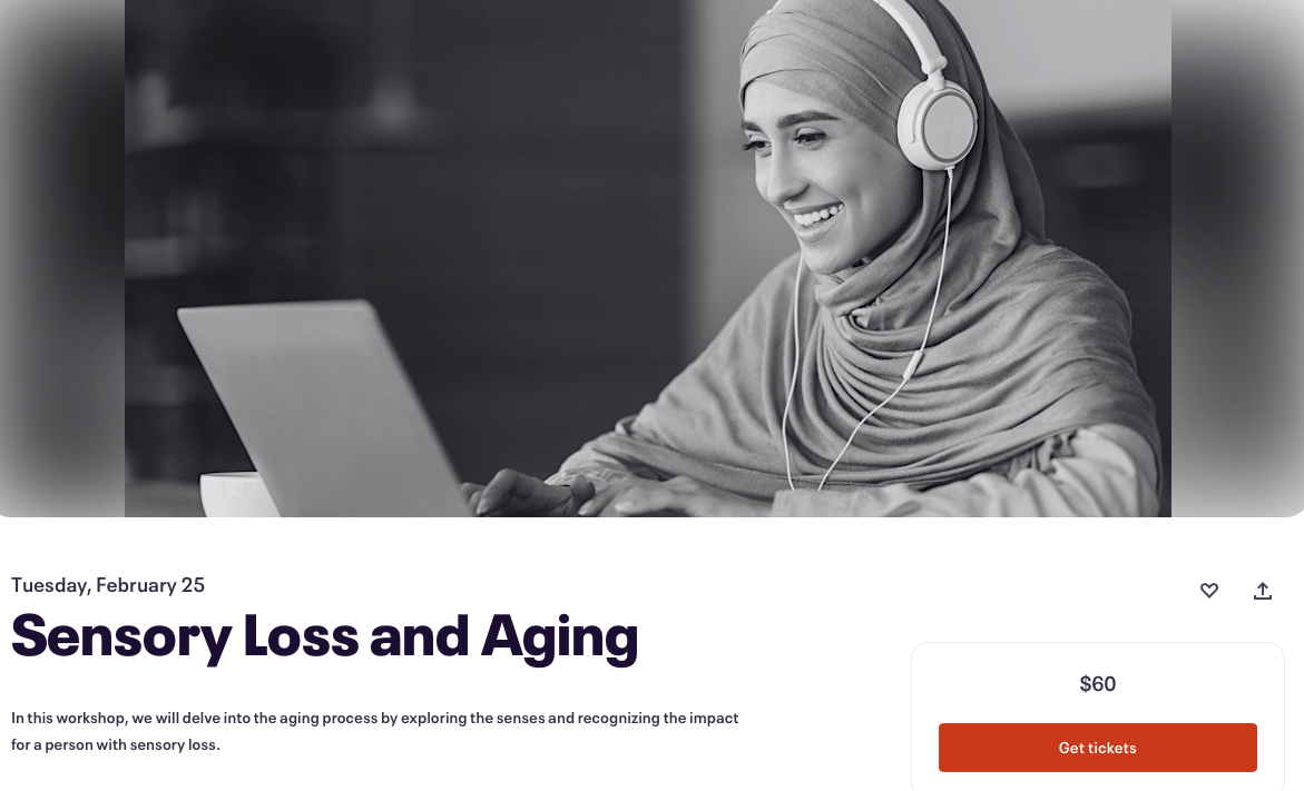 [Webinar] Sensory Loss and Aging - Healthy Aging CORE BC